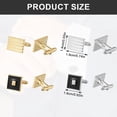 DESIGNICE 4 Pairs Cufflinks for Men Classic Tone Cuff Links Fashion Men ...
