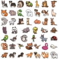 Animal Stickers for Kids - Cute Water Bottle Stickers - Waterproof ...