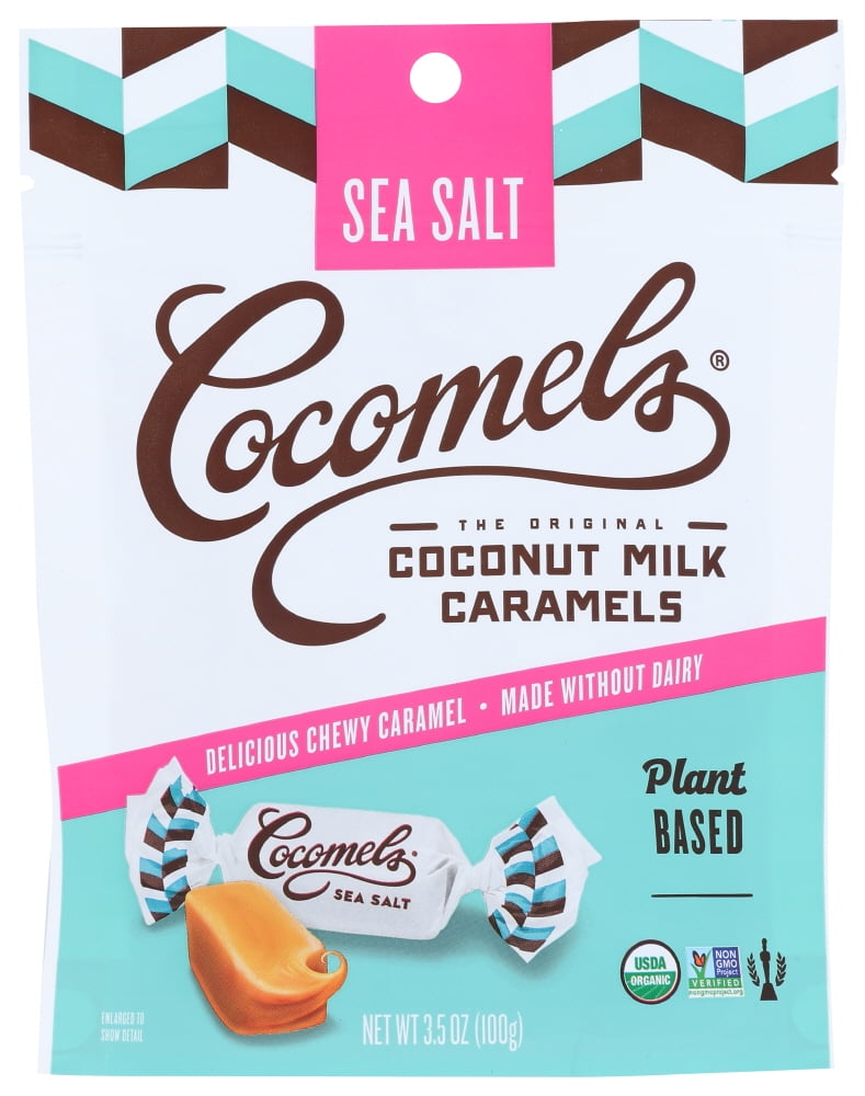 Cocomel Organic Coconut Milk Caramels Sea Salt, 3.5 oz - Walmart.com