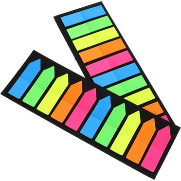 OWLKELA 1600 Pcs Page Markers Colored Sticky Index Tabs, Writable, 8C ...