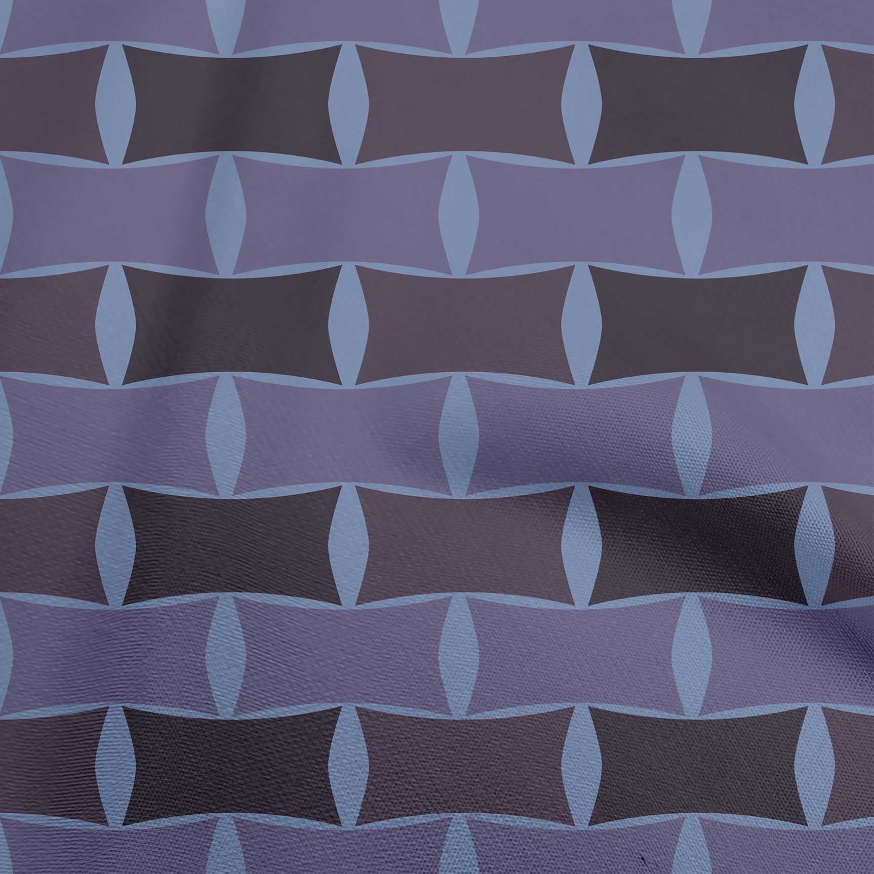 oneOone Cotton Silk Violet Fabric Floral Sewing Material Print Fabric ...