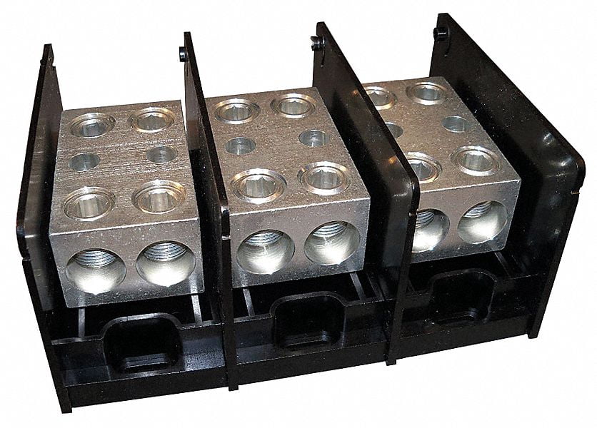 Mersen Power Distr Block,Al,1000V AC/DC MPDB69093 - Walmart.com