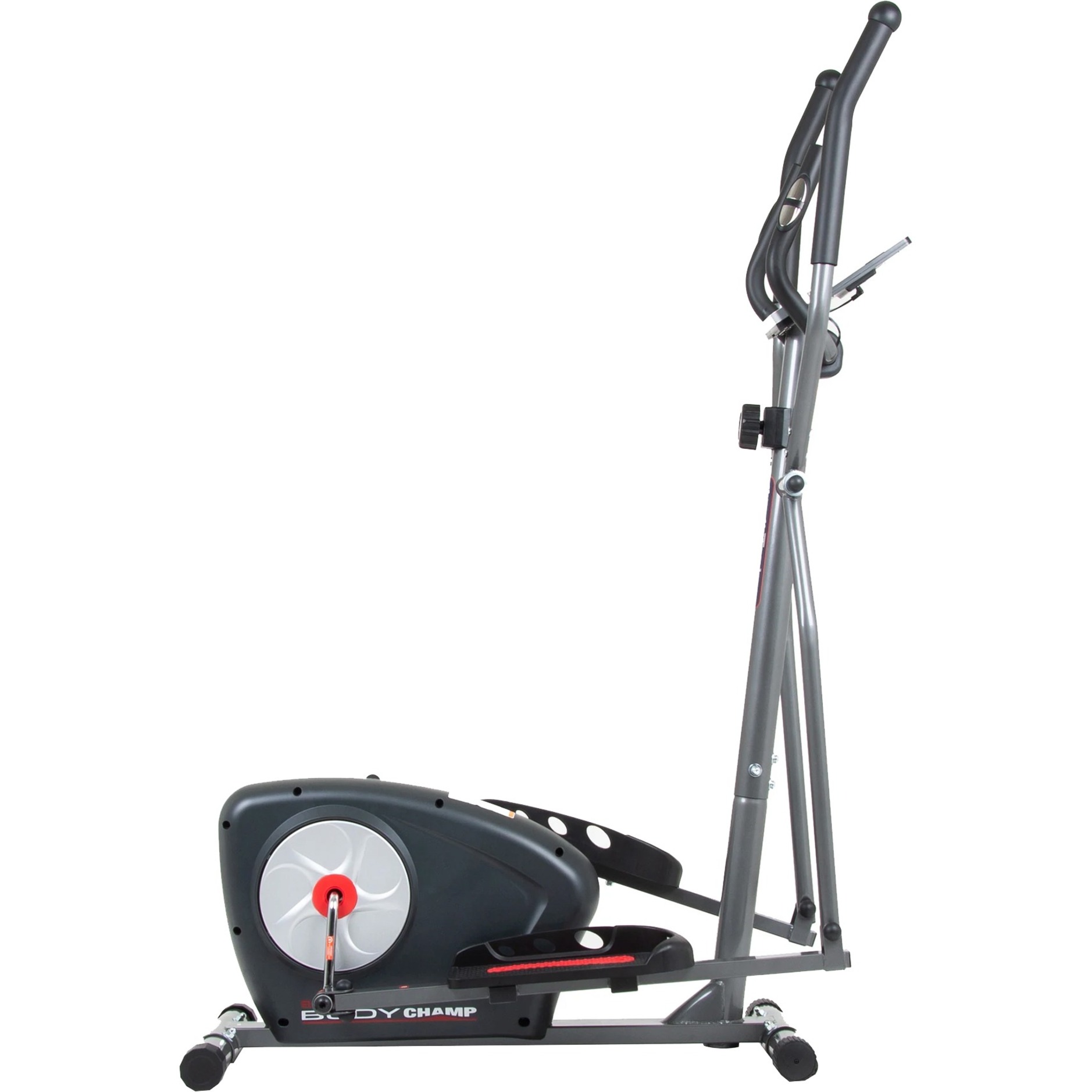 Body Champ Magnetic Adjustable Elliptical Machine Trainer with LCD ...