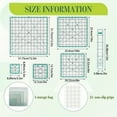 6Pcs Professional Patchwork Ruler Set Clear Acrylic Quilting Ruler for ...