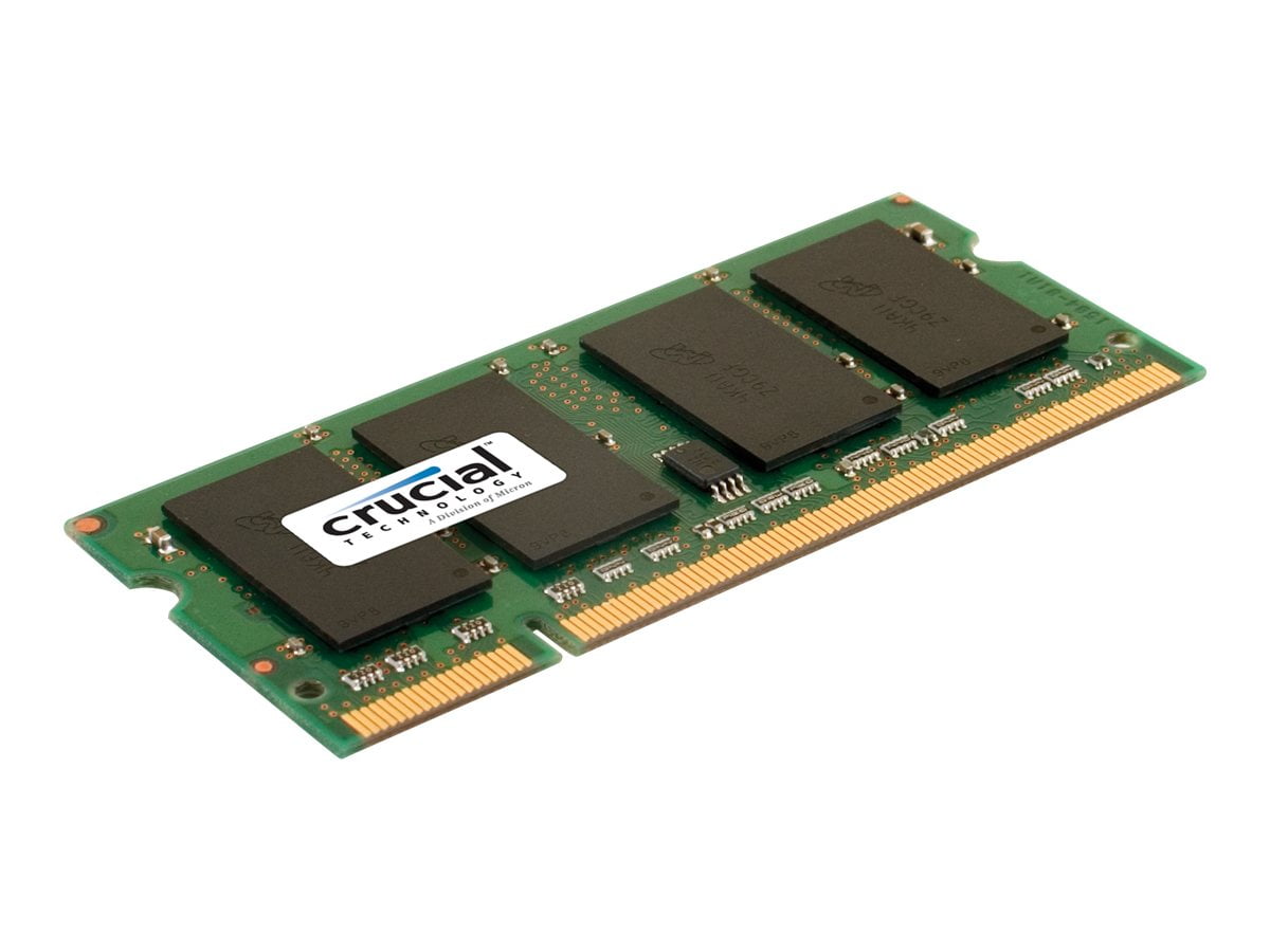 Crucial - DDR2 - module - 2 GB - SO-DIMM 200-pin - 800 MHz / PC2-6400 ...