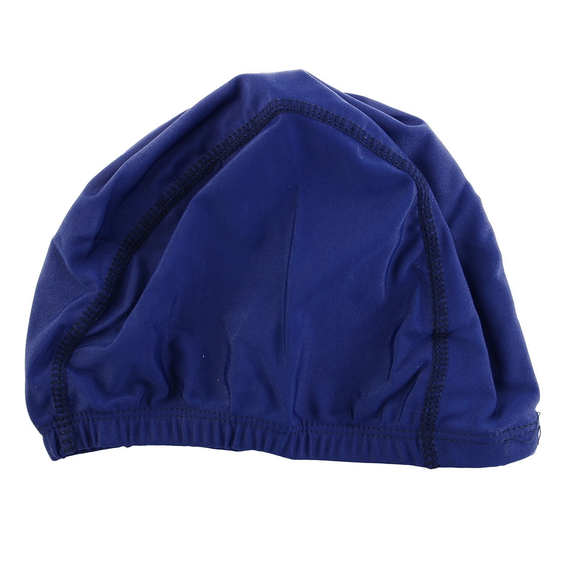 Woman Men Polyester Elastic Swimming Swim Hat Cap Navy Blue | Walmart ...