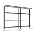 Ktaxon 8-Tier Steel Garage Storage Rack, Adjustable Metal Pantry Shelf ...
