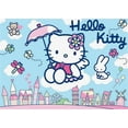 150x90cm Hello Kitty Theme Photography Cartoon Backdrop Birthday Party ...