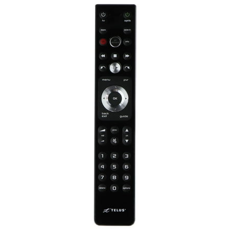 Replacement TELUS Optik TV Slimline Remote Control - Black (2774) (Used ...
