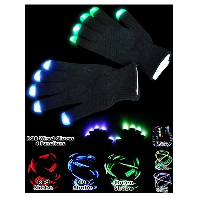 Rave Light Show Gloves