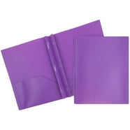 JAM Paper Plastic Portfolio with Two Button Snap Closure, 9 1/2" x 12 1 ...