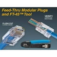 Cat 6 Feed-Thru RJ-45 Modular Plug (100-Pack) - Walmart.com