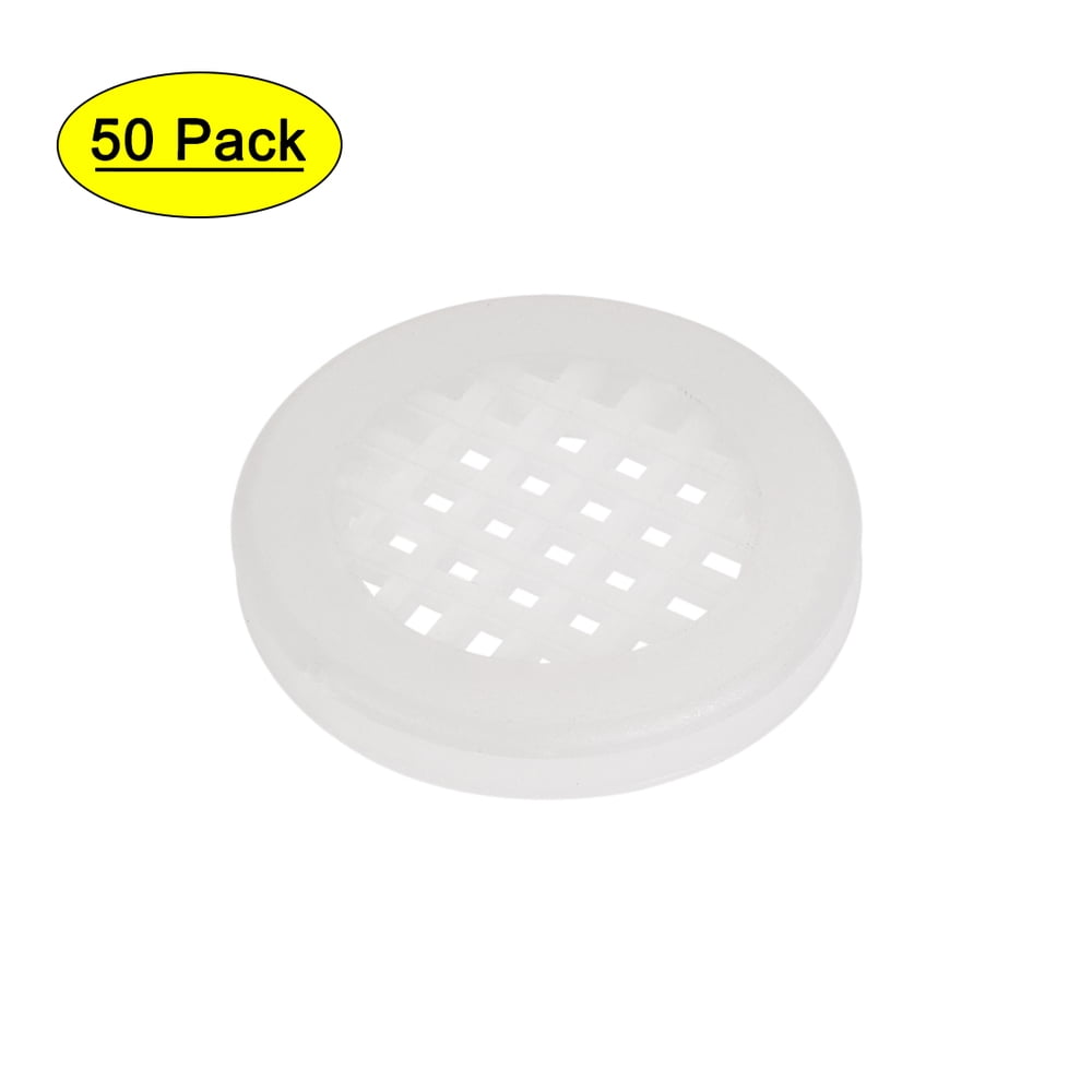 Round Mesh Hole Air Vents Plastic Soffit Vents White Cover 29mm Hole ...