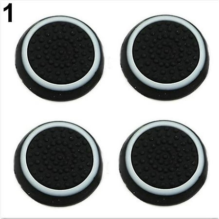 4 Pack Silicone Luminous Grip Rocker Thumb Button Cap Home Game ...