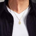 Gold Saint Christopher Pendant Necklace (14K Rose Gold, Pendant with 22 ...