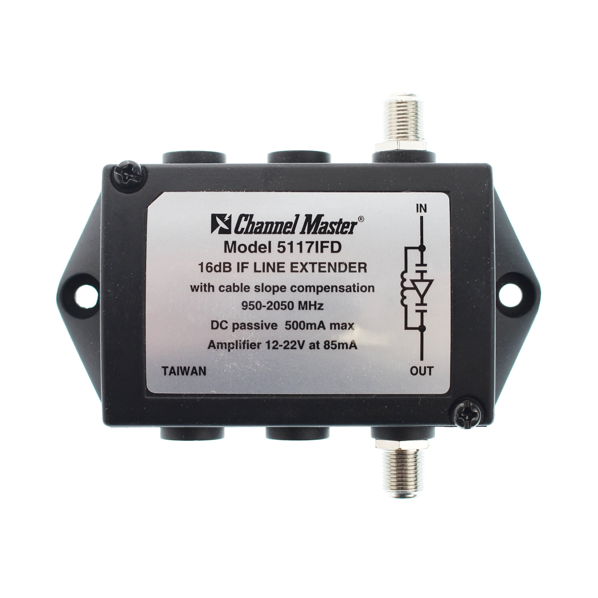 Channel Master 5117IFD IF Line Extender Coaxial CATV Module, 12-22V ...