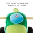 Tractor Rocker Toy-Kids Ride On Soft Fabric Covered Wooden Rocking ...