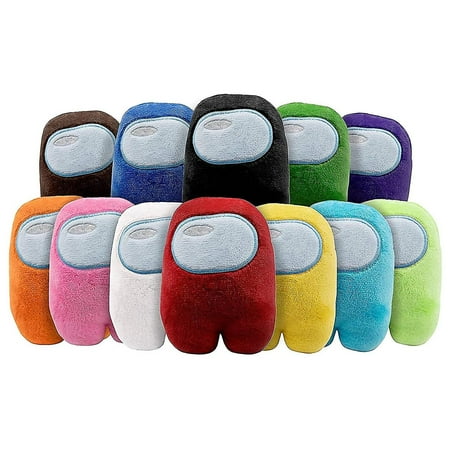 Sajy 6/12pcs Among Us Plush Toy Among Us Plushie Cute Crewmate Plush ...