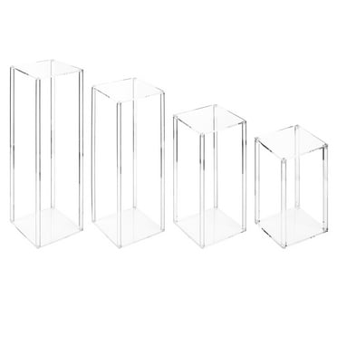 Balsa Circle 5 Large Plastic Clear Acrylic Display Boxes for Party ...