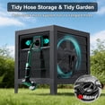 Metal Garden Hose Reel Box, Heavy Duty 150Ft 5/8" Large Capacity Hose ...