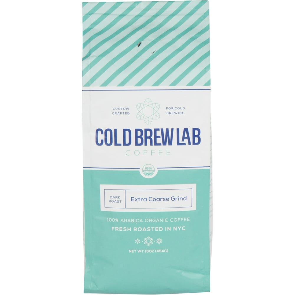 Cold Brew Lab Extra Coarse Ground Coffee 1 LB Bag - Walmart.com ...
