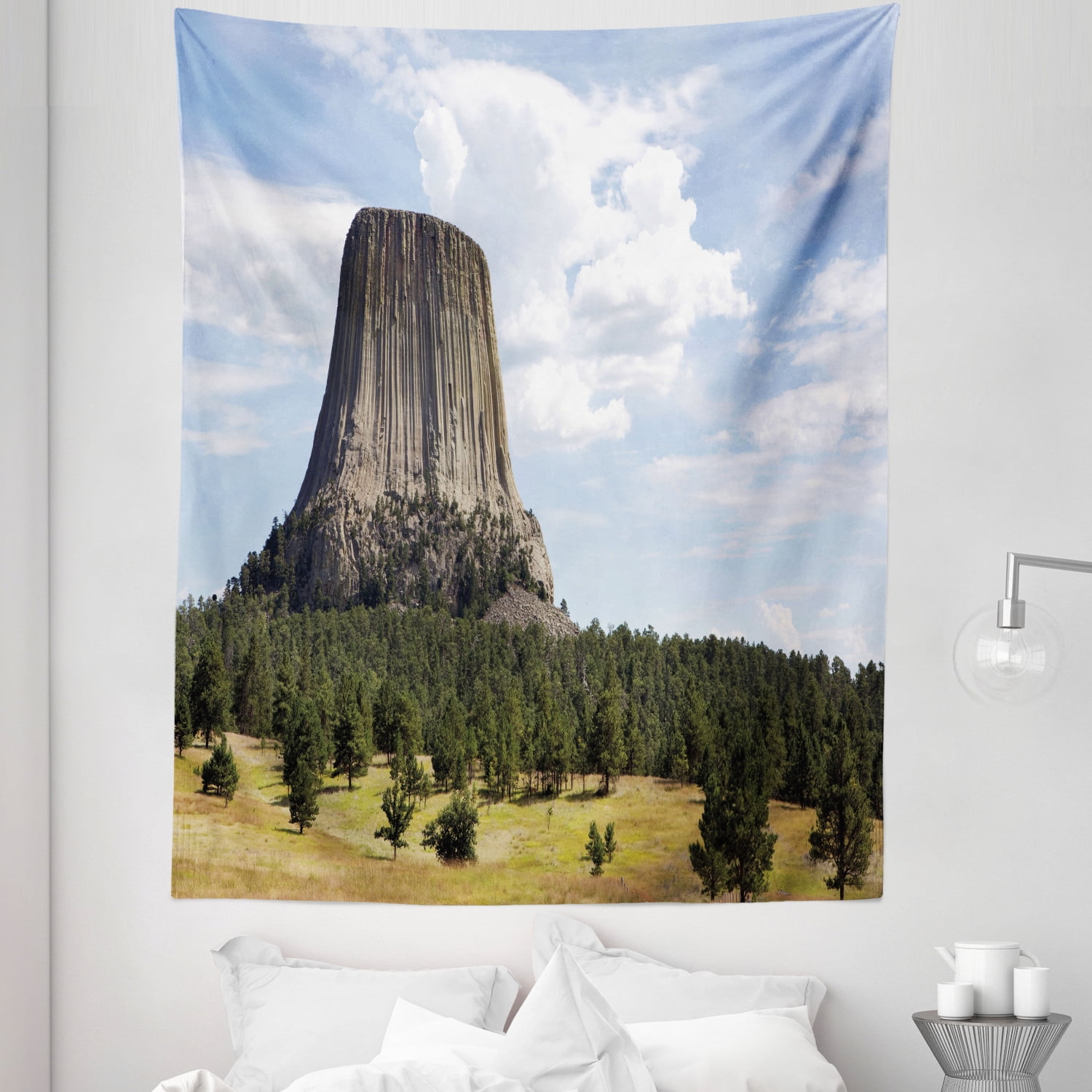 Wyoming Tapestry, Landscape Photo of Devils Tower National Monument ...