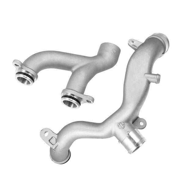Unique Bargains Aluminum Thermostat Top Crossover Hose Coolant Pipe ...