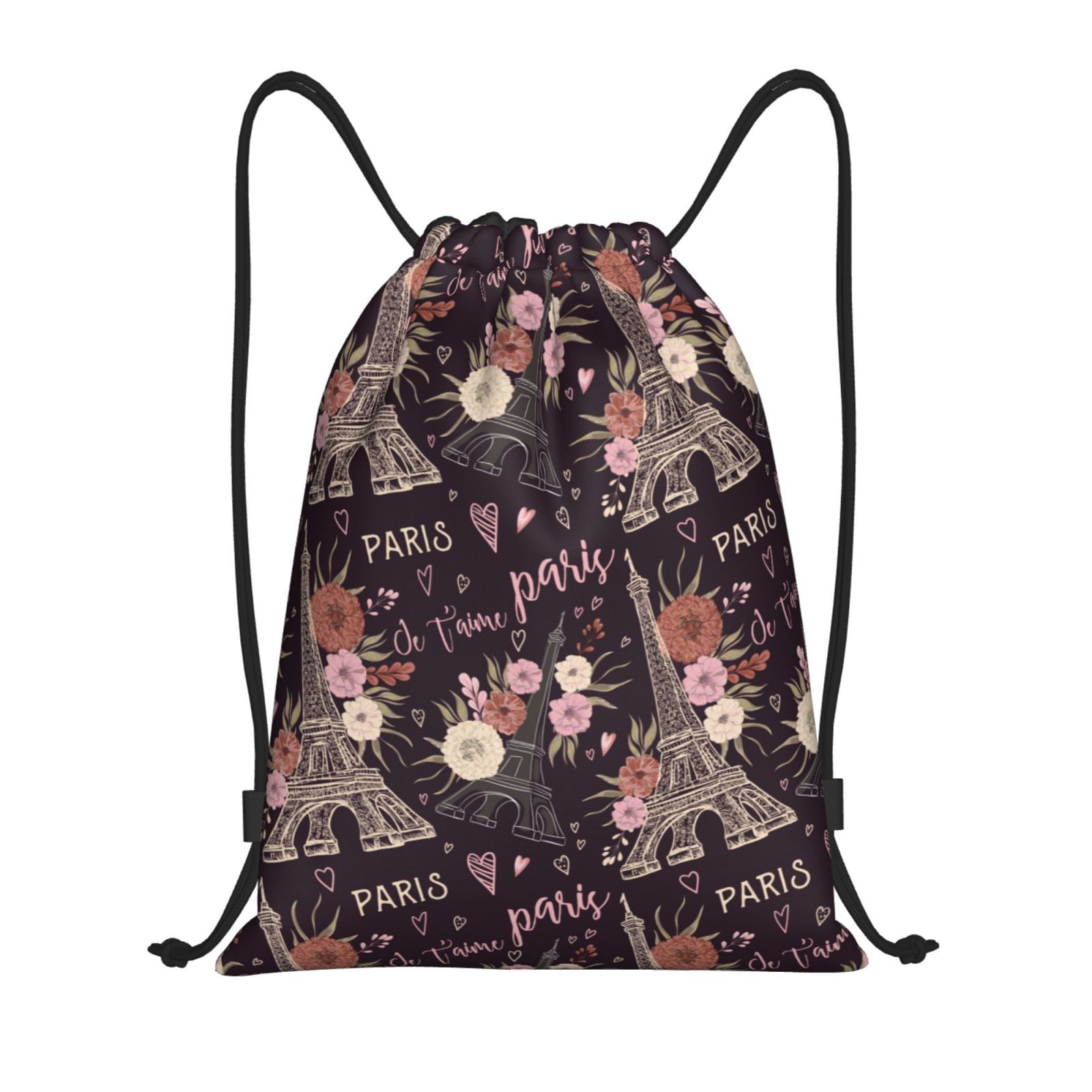 Fotbe Romantic Paris Bolsa Mochila con Cordón Estampada, Bolsa de ...