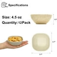 12 Pack Small Bowls, 4.5 OZ Assorted Colors Dipping Sauce Cups, Eco ...