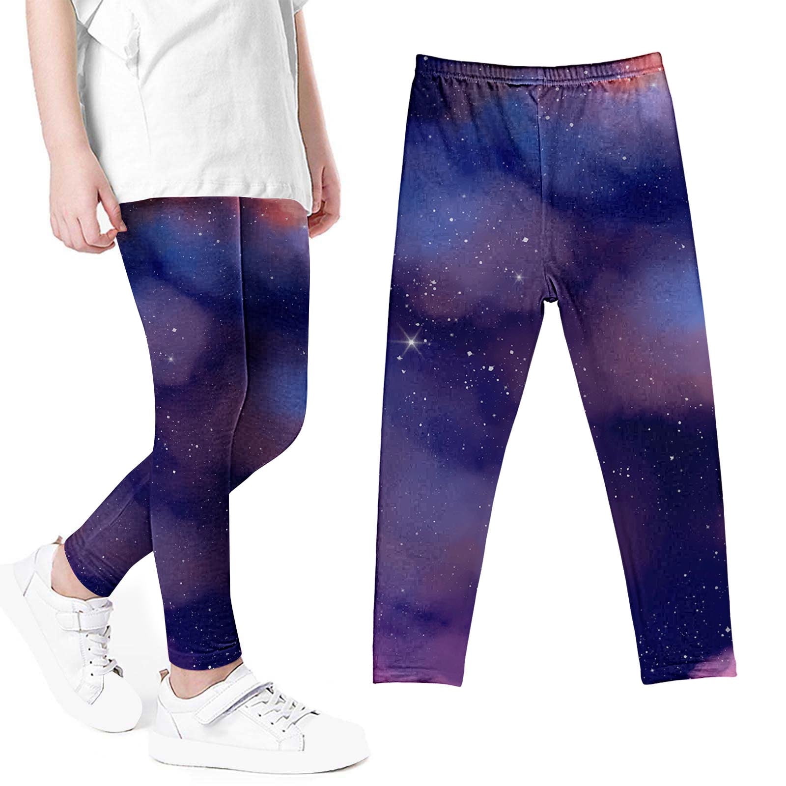 Click here for Unbranded Girls Printed Pants High Waist Stretchy... prices