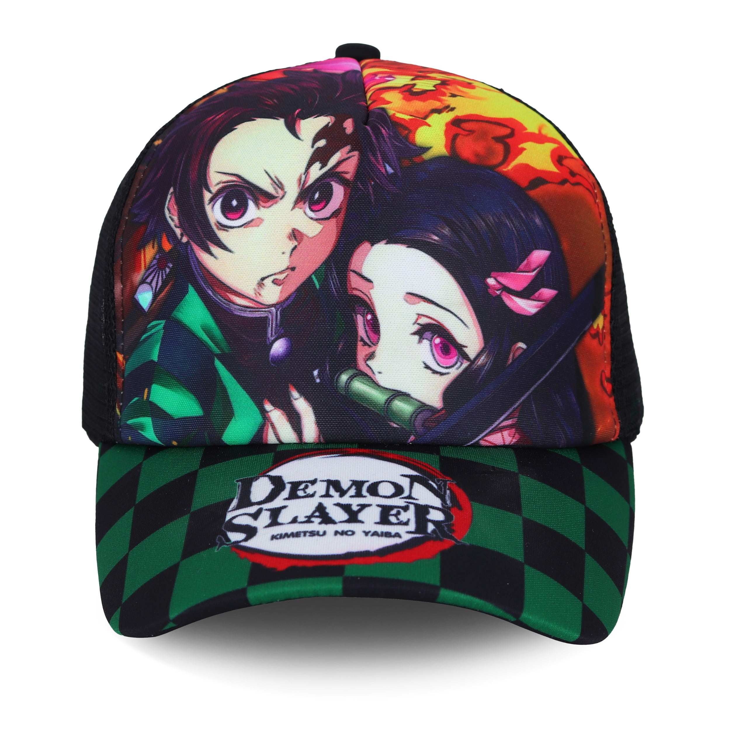 Roffatide Anime Demon Slayer Baseball Cap Printed With Kamado Tanjirou ...