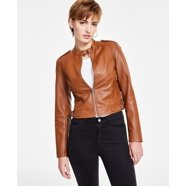 BOSS LADY Graffiti Riveted Leather Jacket - Walmart.com