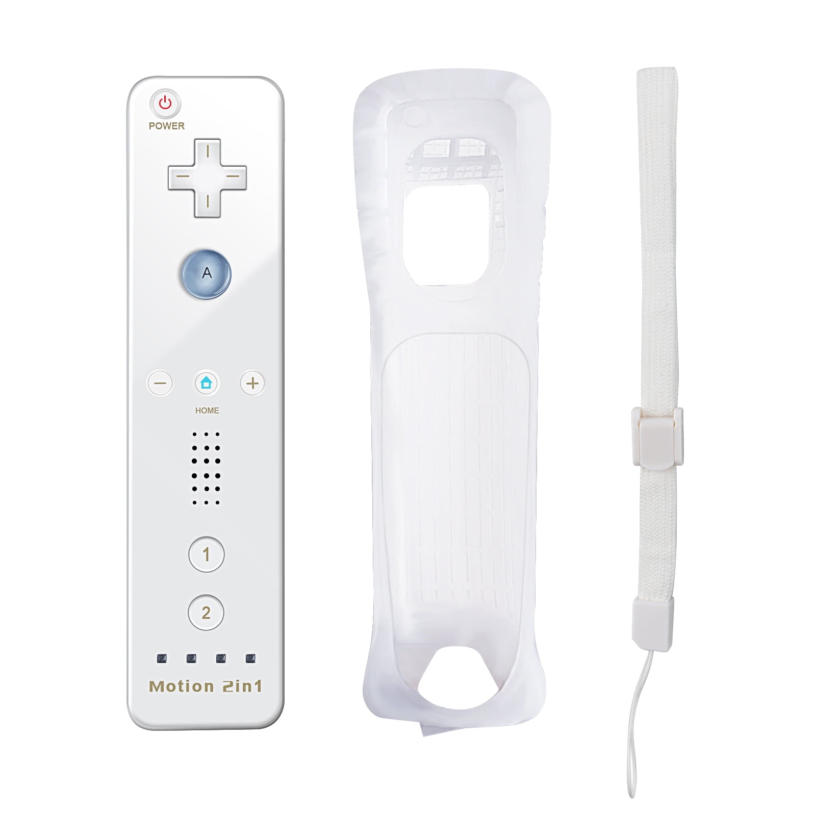 Bonacell Nintendo Wii Controller, Wii Remote with Silicone Case and ...