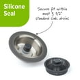 Prep Solutions Click-It Stainless Steel Sink Strainer Drain Catch ...