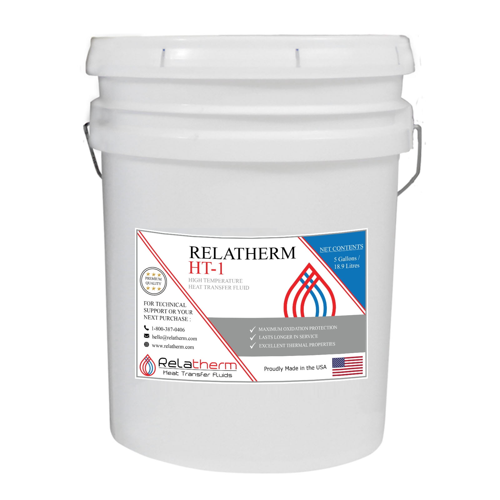 RELATHERM HT-1 High Temperature Heat Transfer Fluid- 5 Gallon Pail ...