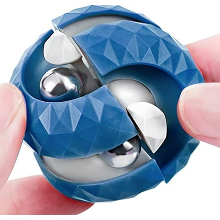 Xizioo Unique Orbit Ball Fidget Toy, Novelty Beads Track Infinity Cube ...