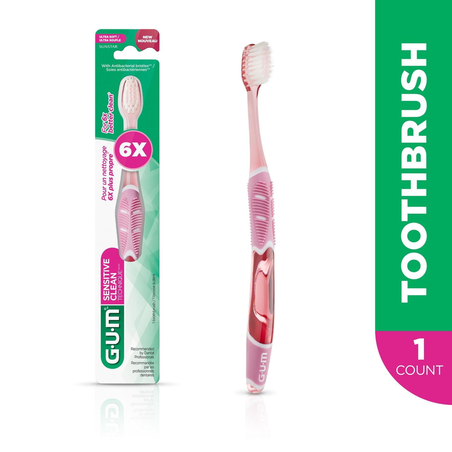 Click here for Gum Technique Sensitive Clean Toothbrush  Compact... prices