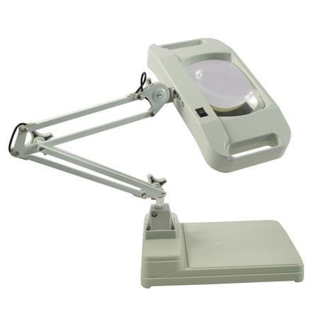 INTBUYING Benchtop 110V 10X Magnifier Lamp Amplification Light ...