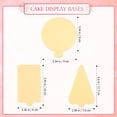 300pcs Mini Cake Boards Cake Base Mousse Cake Boards Dessert Bottom ...