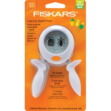 Fiskars Squeeze Punch: Large - Round 'n Round - Walmart.com