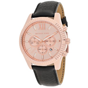 Michael Kors Men's Dylan Black Rubber Chronograph Watch MK8184 ...