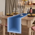 Blue Gradient Squares Table Runner 13x120 Inch Softness Layers Zen ...