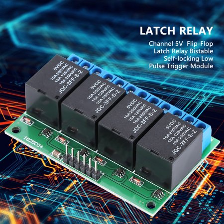 Relay, Relay Module, Flip-Flop Practical Durable Low Pulse Trigger ...