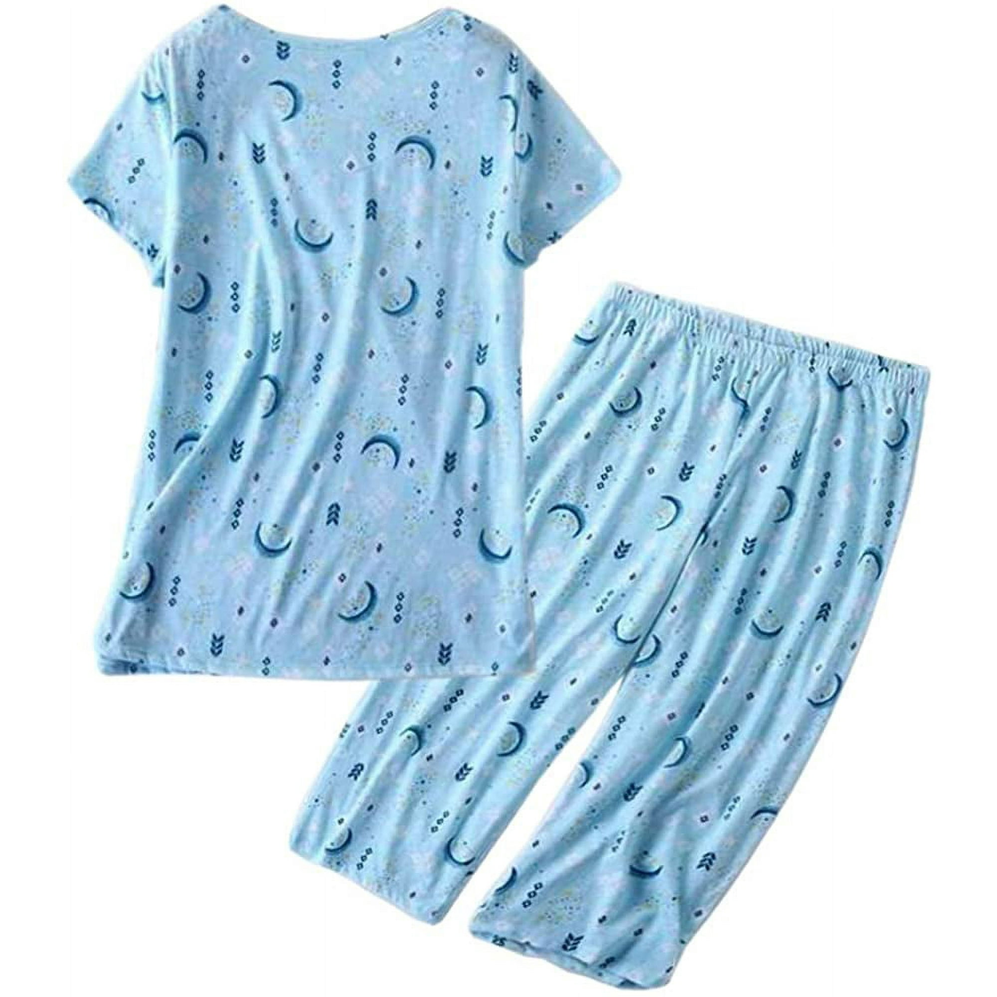 Click here for Mgfed Womens Cute Sleepwear Tops With Capri Pants... prices