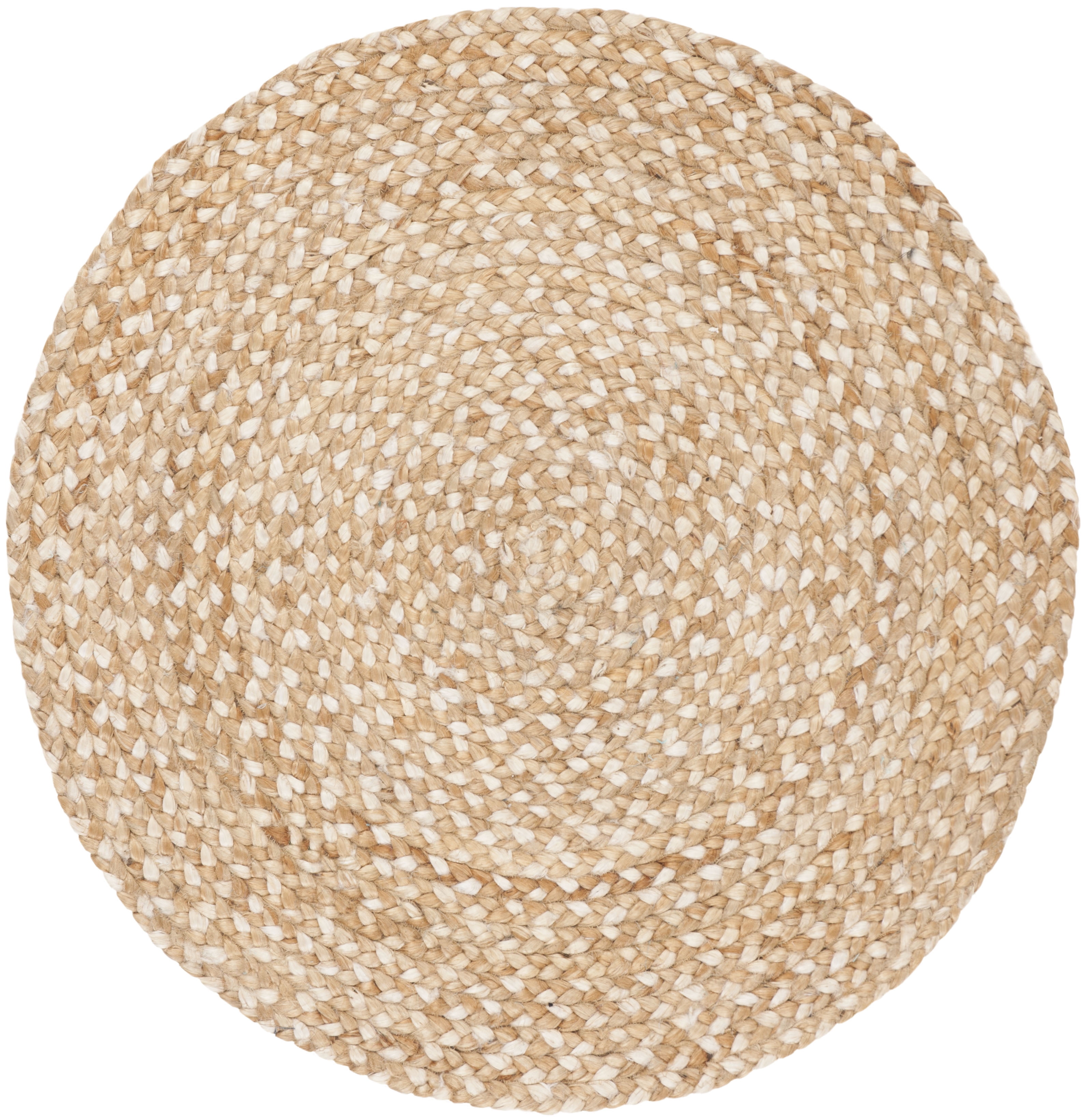 SAFAVIEH Natural Fiber William Solid Braided Jute Area Rug, Natural ...