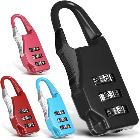 4 Packs Combination Padlocks for Gym Locker Combination Padlocks 3 ...
