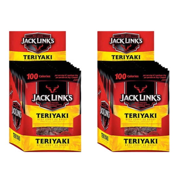Jack Link’s Teriyaki Beef Jerky, 12-count - (2/CASE) - Walmart.ca