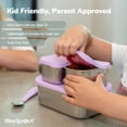 Stainless Steel Lunch Box Set - 750mL & 230mL Food Storage Nested Bento ...