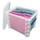 Super Stacker File Box-14.5"X10.5"X11.25" Clear/Blue Handles - Walmart.com