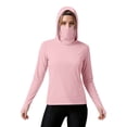 BiZtdJrK Women Fishing Sun Hoodie UPF 50+ Long Sleeve Rash Guard ...